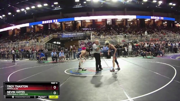 1A 126 lbs Champ. Round 1 - Troy Thaxton, Wakulla Hs vs Nevin Hayes ...