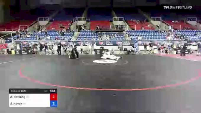 195 lbs Consi Of 8 #1 - Aiden Hanning, Massachusetts vs Joey Novak ...