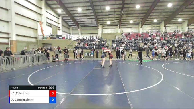 180 lbs Round 1 - Chloe Colvin, Roy Wrestling Club vs Ava Semchuck ...