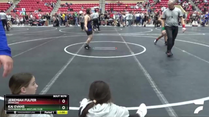 150 lbs Round 4 - Jeremiah Fulfer, Brawlers vs Kai Evans, Hutchinson ...