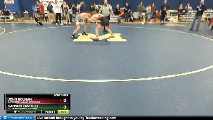 150 lbs Round 5 - John Holman, Sandpoint Legacy Wrestling vs Samson ...