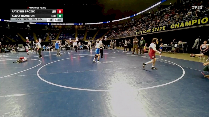 120 lbs Consy 4 - Raylynn Brozik, Jefferson-Morgan vs Alivia Hamilton ...