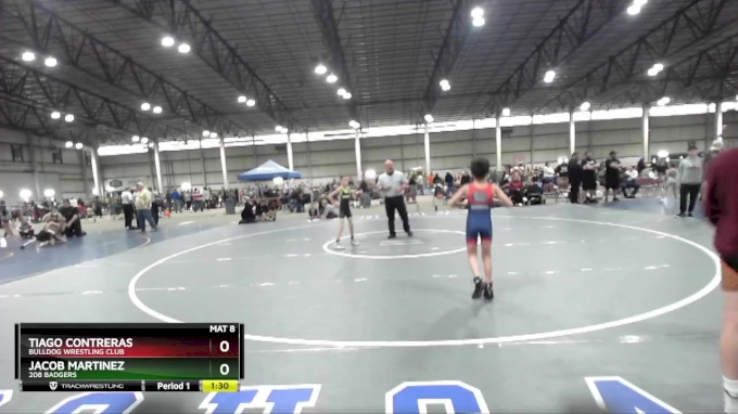 63 lbs 2nd Place Match - Tiago Contreras, Bulldog Wrestling Club vs ...