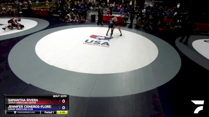 125 lbs Champ. Round 1 - Samantha Rivera, Legacy Wrestling Center vs ...