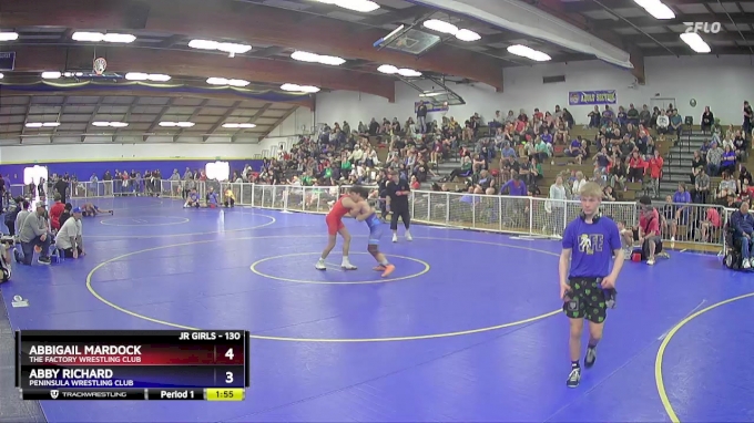 126 lbs Cons. Round 3 - Forrest Baumbaugh, Canby Mat Club vs Dominic ...