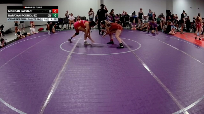 125 lbs Quarterfinals (8 Team) - Morgan Layman, EsteBuilt vs Narayah ...