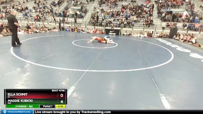 65 lbs Round 3 - Ella Schmit, IA vs Maddie Kubicki, MO