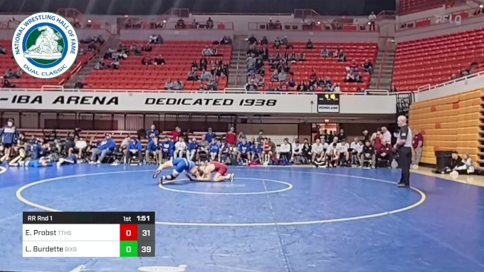 165 lbs Rr Rnd 1 - Eli Probst, Tuttle vs Luke Burdette, Bixby High School