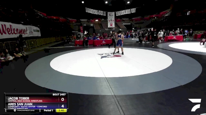 132 lbs 7th Place Match - Jacob Tober, Central High School Wrestling vs ...