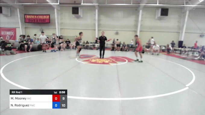 57 kg Rr Rnd 1 - Max Mooney, Integrity WC Titanium vs Nick Rodriguez ...