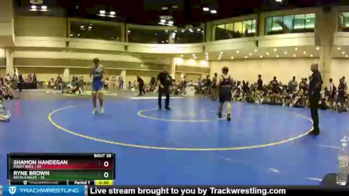 220 lbs Placement (16 Team) - Titus Waters, Delta Eagles vs Evan ...