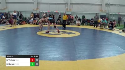 133 lbs Round 3 - Knox Verbais, Team Gotcha vs Kaden Hensley, Patriots WC WV