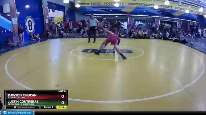 120 lbs Cons. Round 1 - Justin Contreras, Suwannee HS Wrestling vs ...