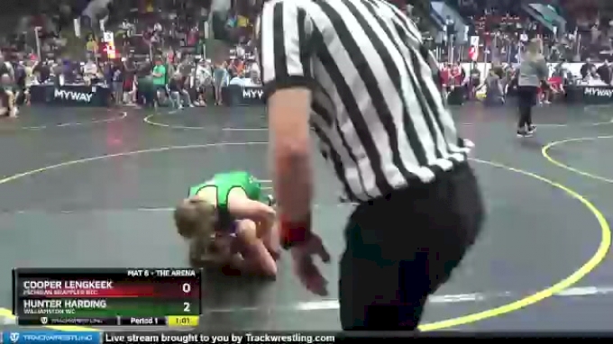 138 lbs 3rd Place Match - Hunter Harding, Williamston WC vs Cooper ...