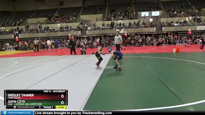 60 lbs Champ. Round 1 - Wesley Tanner, Team Nazar vs Zayn Czys, LAW ...
