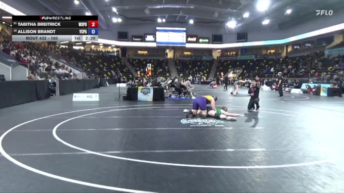 180 lbs Cons. Round 2 - Tabitha Breitrick, Wisconsin Stevens Point vs ...