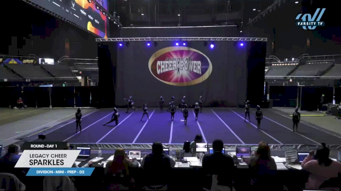 Legacy Cheer - Sparkles [2025 L1.1 Mini - PREP - D2 Day 1] 2025 Cheer ...