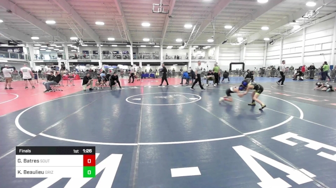 56 lbs Final - Gabriel Batres, Southside WC vs Kaysen Beaulieu ...