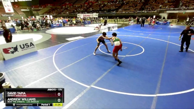 175 lbs Cons. Round 3 - David Tapia, Infinity Wrestling vs Andrew ...
