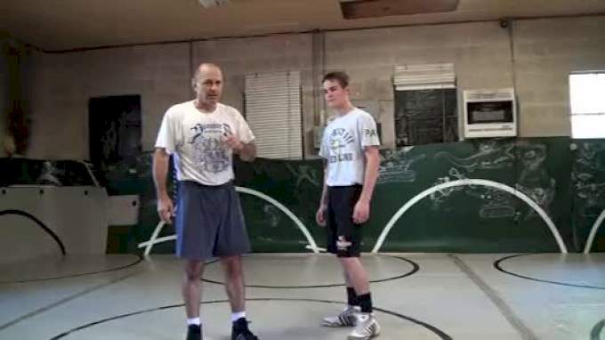 Reverse Russian Duck Under to Bear Hug