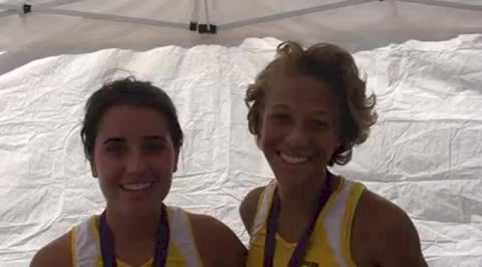 Mikaela Vaden (2nd place) and Megan Mc Kinnon (3rd place), St. Francis ...