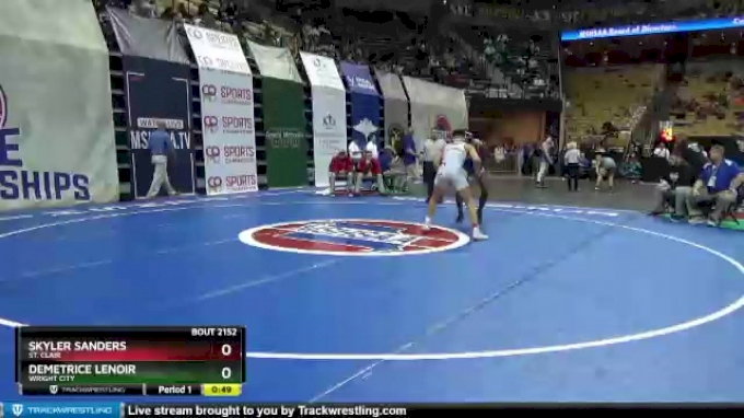 170 lbs Cons. Round 1 - Demetrice Lenoir, Wright City vs Skyler Sanders ...