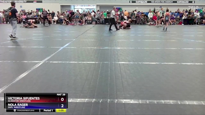 105 lbs Round 2 - Nola Rager, SWFL Wrestling vs Victoria Sifuentes ...