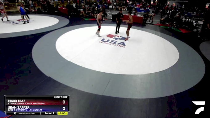 120 lbs Champ. Round 3 - Maxx Diaz, Etiwanda High School Wrestling vs ...