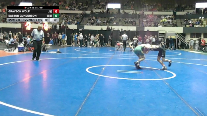 Rookie 6-8 100 Quarterfinal - Easton Gunderson, Great Bridge Middle ...