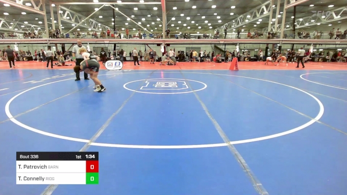 106A lbs Quarterfinal - Trevor Patrovich, Barn Brothers vs Tanner ...
