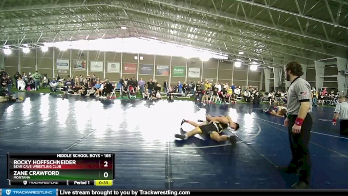 165 lbs Champ. Round 2 - Rocky Hoffschneider, Bear Cave Wrestling Club ...