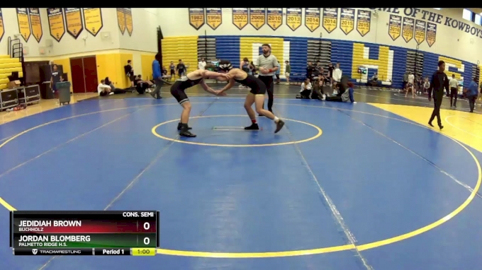 126 Blue Cons. Semi - Jedidiah Brown, Buchholz vs Jordan Blomberg ...