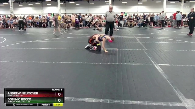 64 lbs Round 5 (8 Team) - Dominic Rocco, Armory Athletics vs Andrew ...