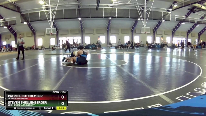 184 lbs Cons. Round 4 - Patrick Cutchember, Clarion University vs ...