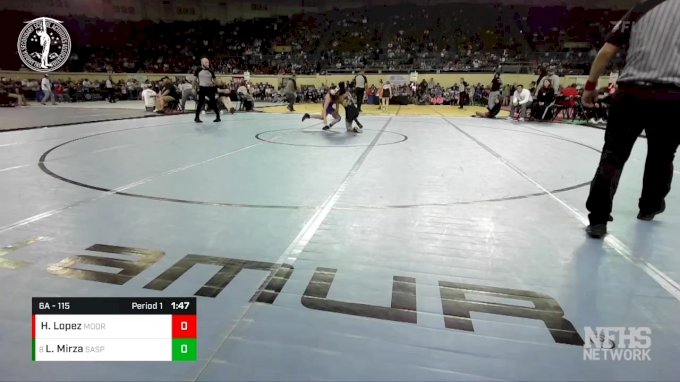 6A - 115 lbs 3rd Place Match - Laila Mirza, SAND SPRINGS vs Hannah ...