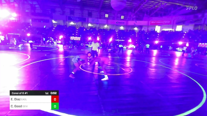 126 lbs Consi Of 8 #1 - Ethan Diaz, Eaglecrest WC vs Cole Good, Devils ...