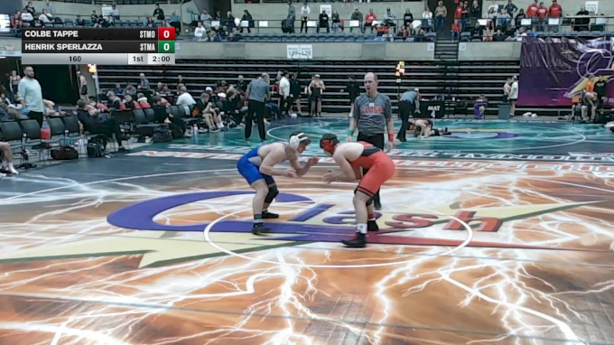 160 lbs Round 3 (4 Team) - Henrik Sperlazza, Saint Michael-Albertville ...