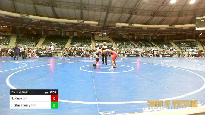 135 lbs Consi Of 16 #1 - Nick Meza, Valiant Prep vs Jace Stansberry ...
