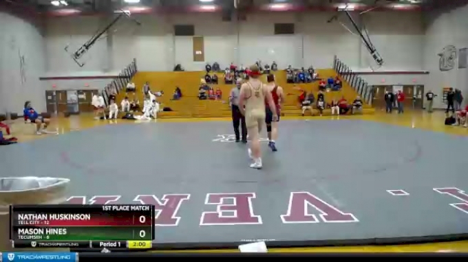 220 lbs Finals (2 Team) - Mason Hines, Tecumseh vs Nathan Huskinson ...