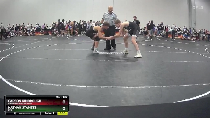 135 lbs Round 4 - Nathan Stametz, C2X vs Carson Kimbrough, Compound ...