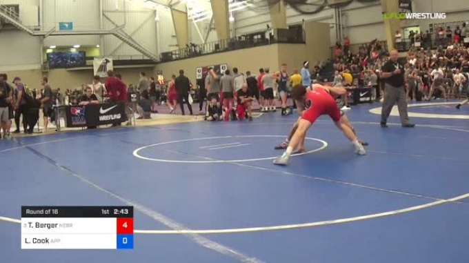 70 kg Round Of 16 - Tyler Berger, Nebraska vs Laken Cook, App State RTC