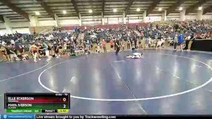 70 lbs Cons. Semi - Elle Eckerson, Montana vs Maya Iverson, Alaska