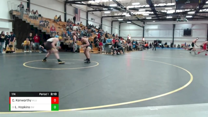 174 lbs Quarterfinal - Luke Hopkins, Baldwin Wallace vs Caden Kenworthy ...