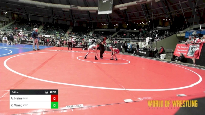 64 lbs Consi Of 16 #2 - Abraham Heim, Greater Heights Wrestling vs ...