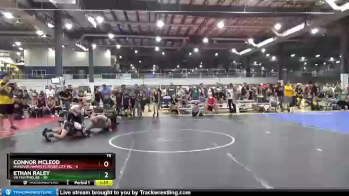 75 lbs Round 5 (8 Team) - Connor McLeod, HANOVER HAWKEYE/RIVER CITY WC ...