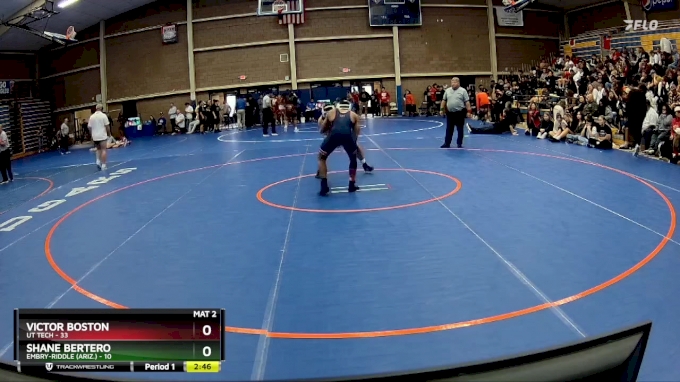 165 lbs Cons. Round 2 - Shane Bertero, Embry-Riddle (Ariz.) vs Victor ...