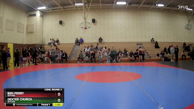 150 lbs Cons. Round 2 - Ben Perry, Skyline vs Dexter Church, Skyline