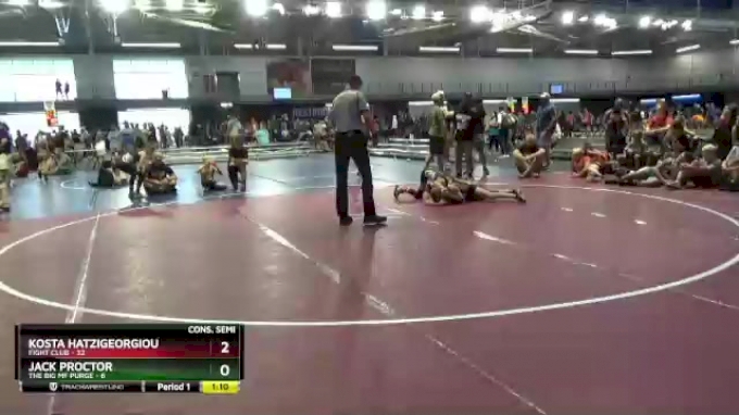 80 lbs Cons. Semis (16 Team) - Jack Proctor, The Big MF Purge vs Kosta ...
