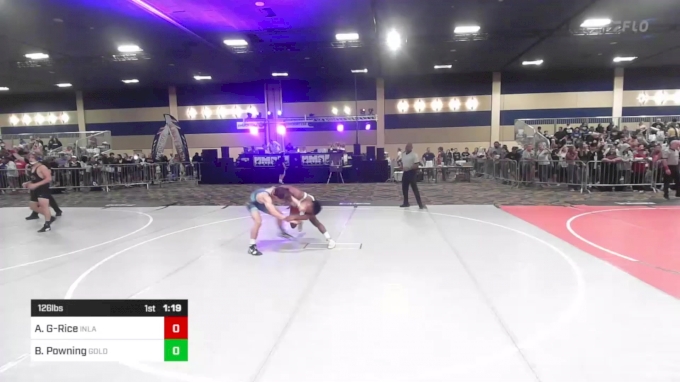 126 lbs Round Of 128 - Azuan Gonzales-Rice, Inland Elite WC vs Ben ...