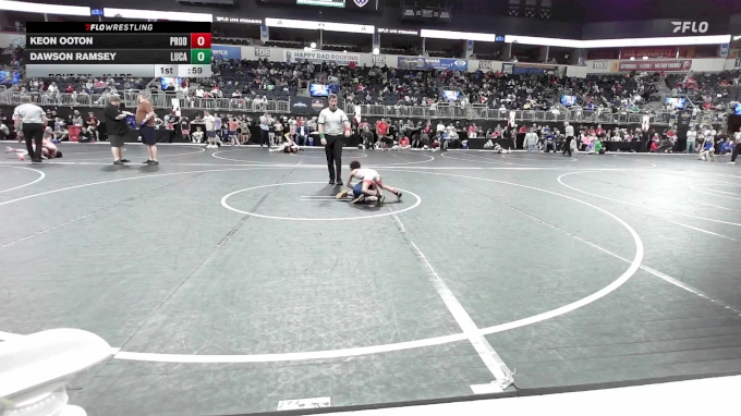 46 lbs Quarterfinal - Keon Ooton, Prodigy Elite Wrestling vs Dawson ...